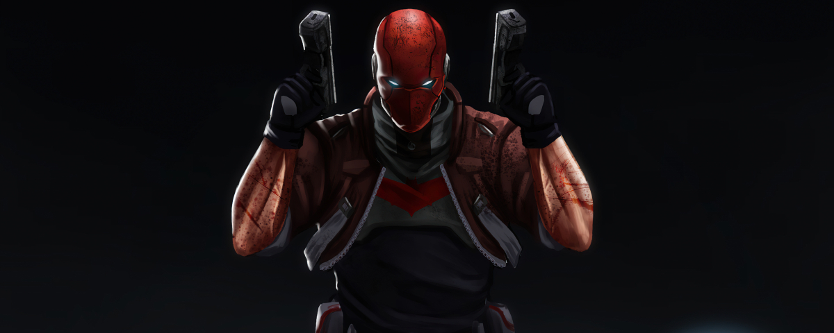 1200x480 Resolution Red Hood 4k Art 1200x480 Resolution Wallpaper ...