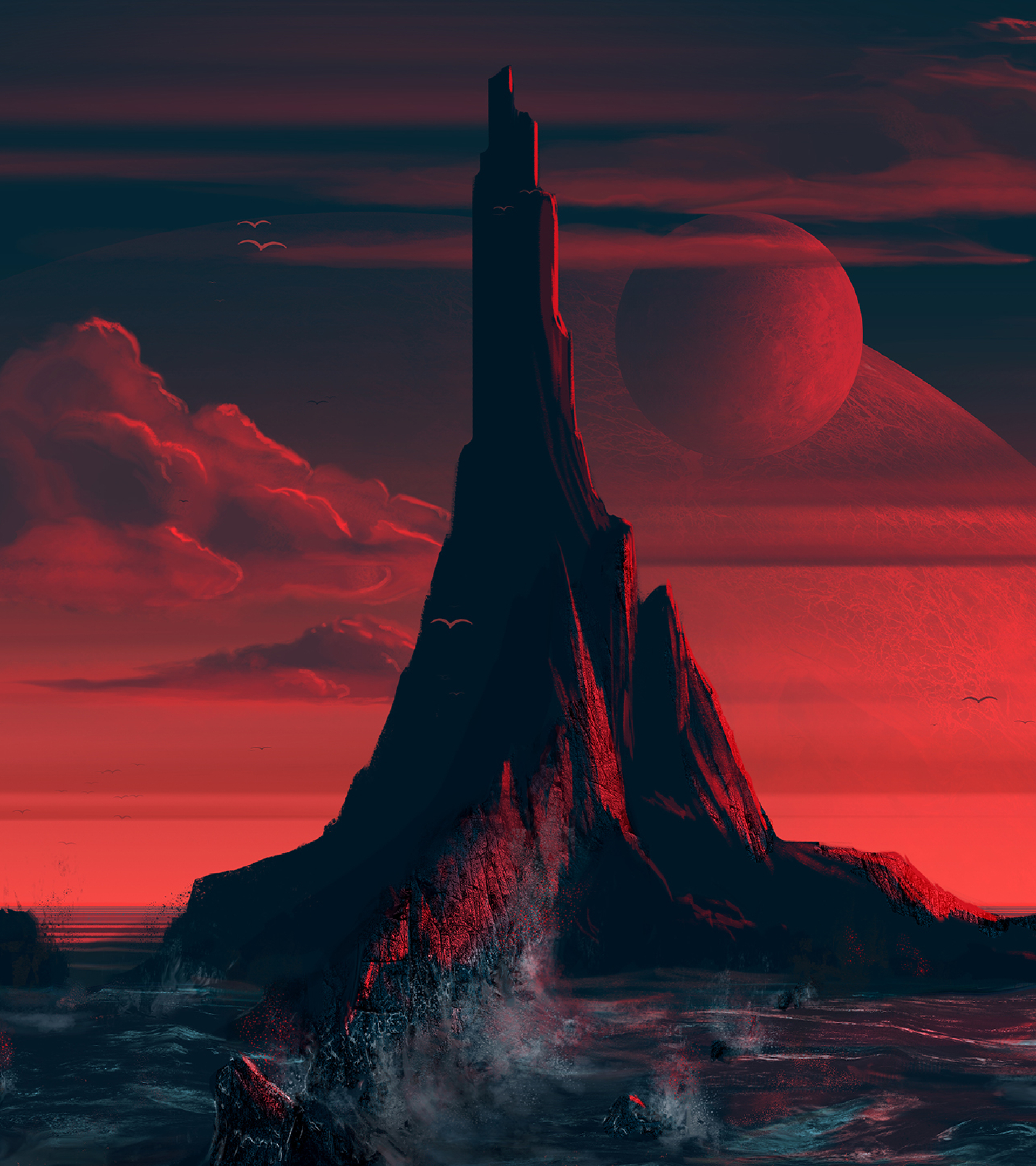 1920x2160 Resolution Red Island 1920x2160 Resolution Wallpaper ...