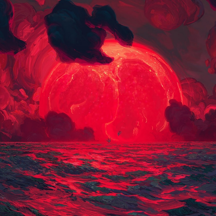 900x900 Red Sun 900x900 Resolution Wallpaper, HD Artist 4K Wallpapers ...