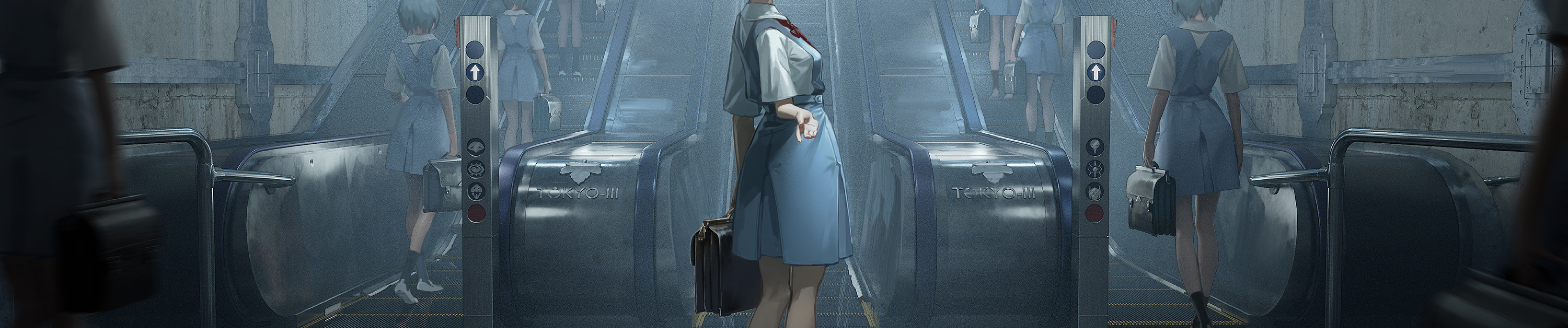 6880x1440 Resolution Rei Ayanami 4K 6880x1440 Resolution Wallpaper ...