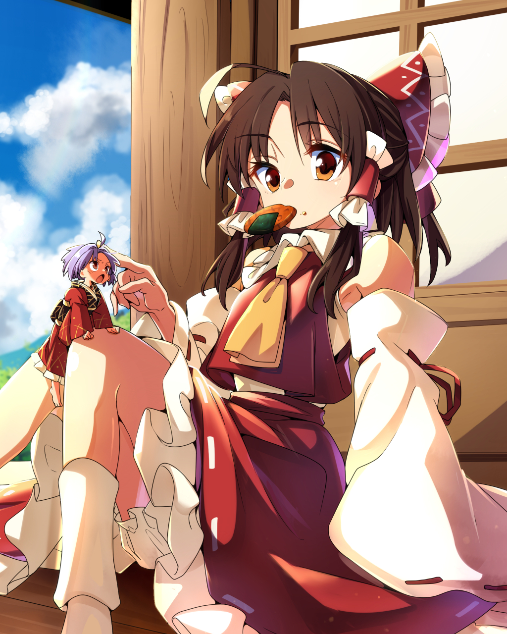 1024x1280 Resolution Reimu Hakurei and Shinmyoumaru Sukuna 1024x1280 ...