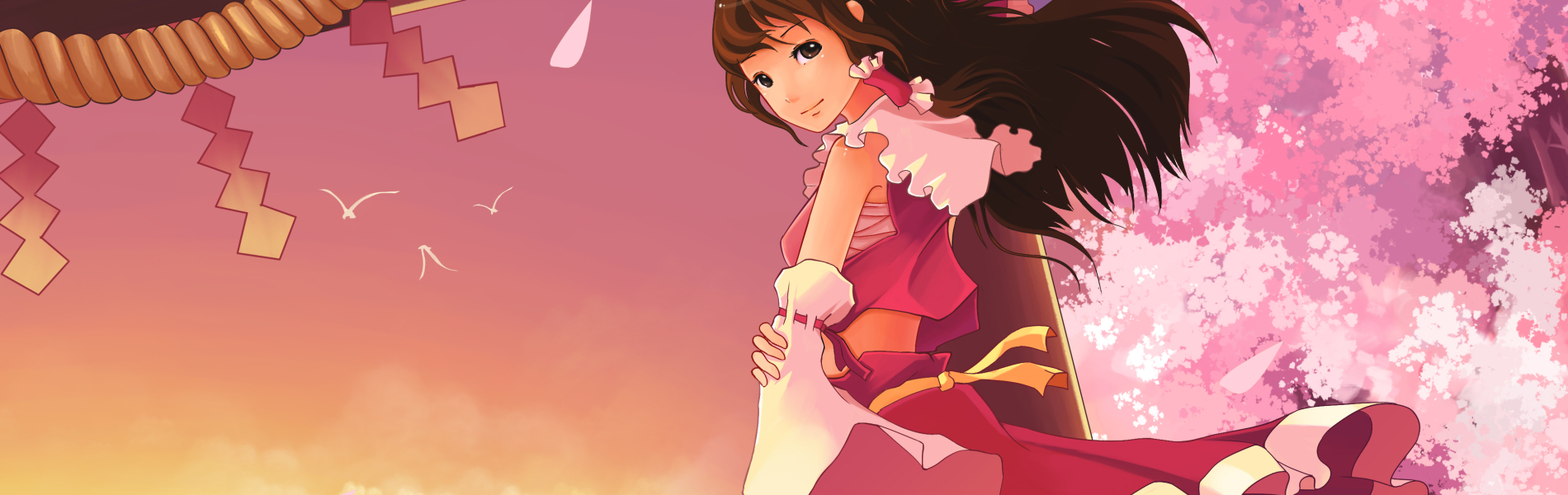 1900x600 Reimu Hakurei 1900x600 Resolution Wallpaper, HD Anime 4K ...