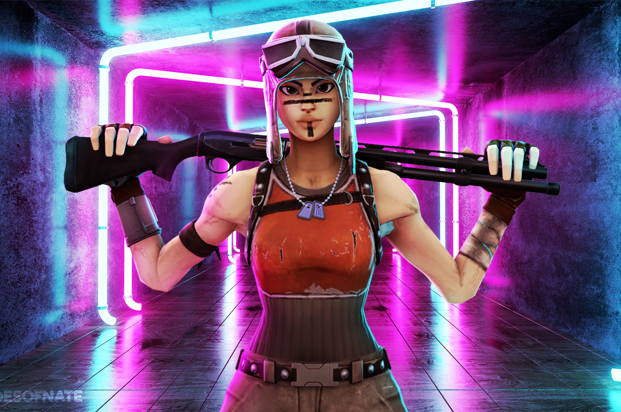 1977x1313 Renegade Raider Fortnite with Sniper 1977x1313 Resolution ...