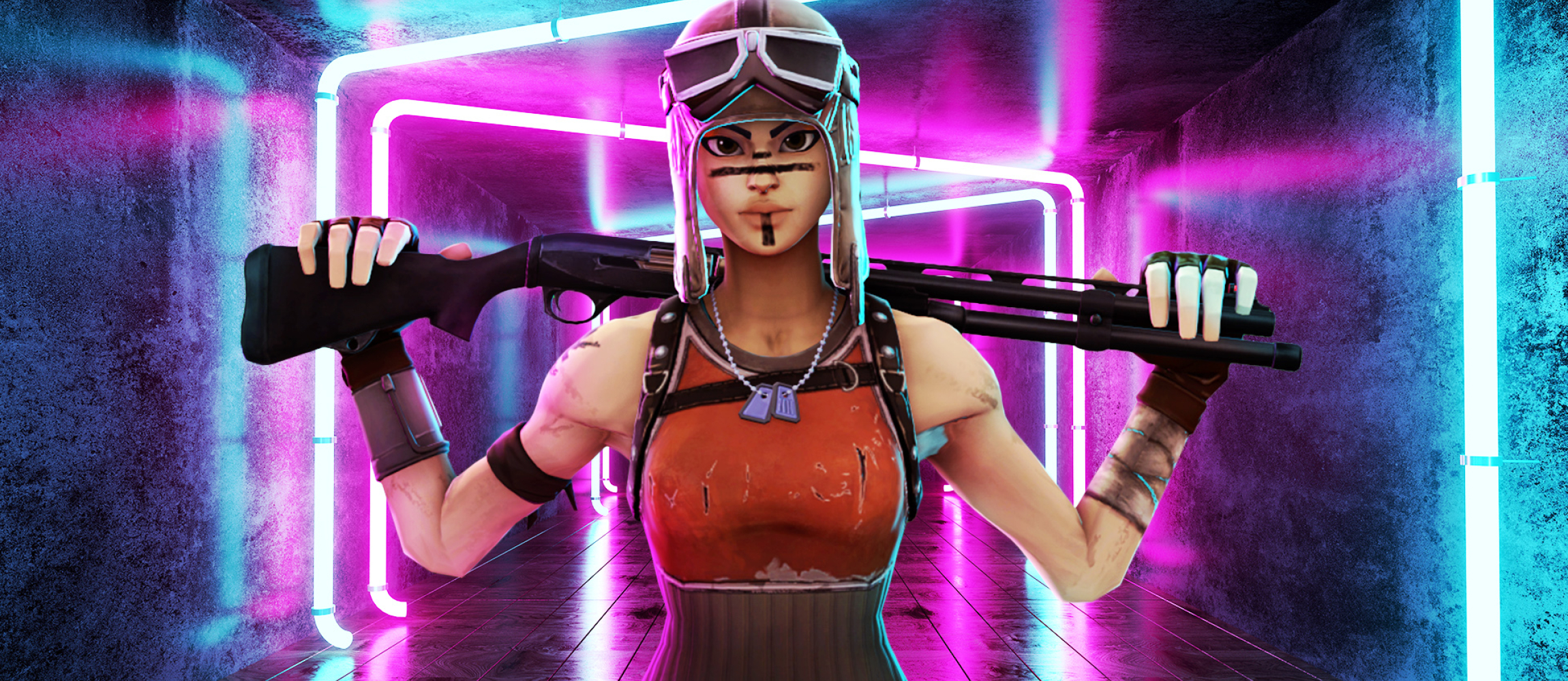 2300x1000 Resolution Renegade Raider Fortnite with Sniper 2300x1000 ...