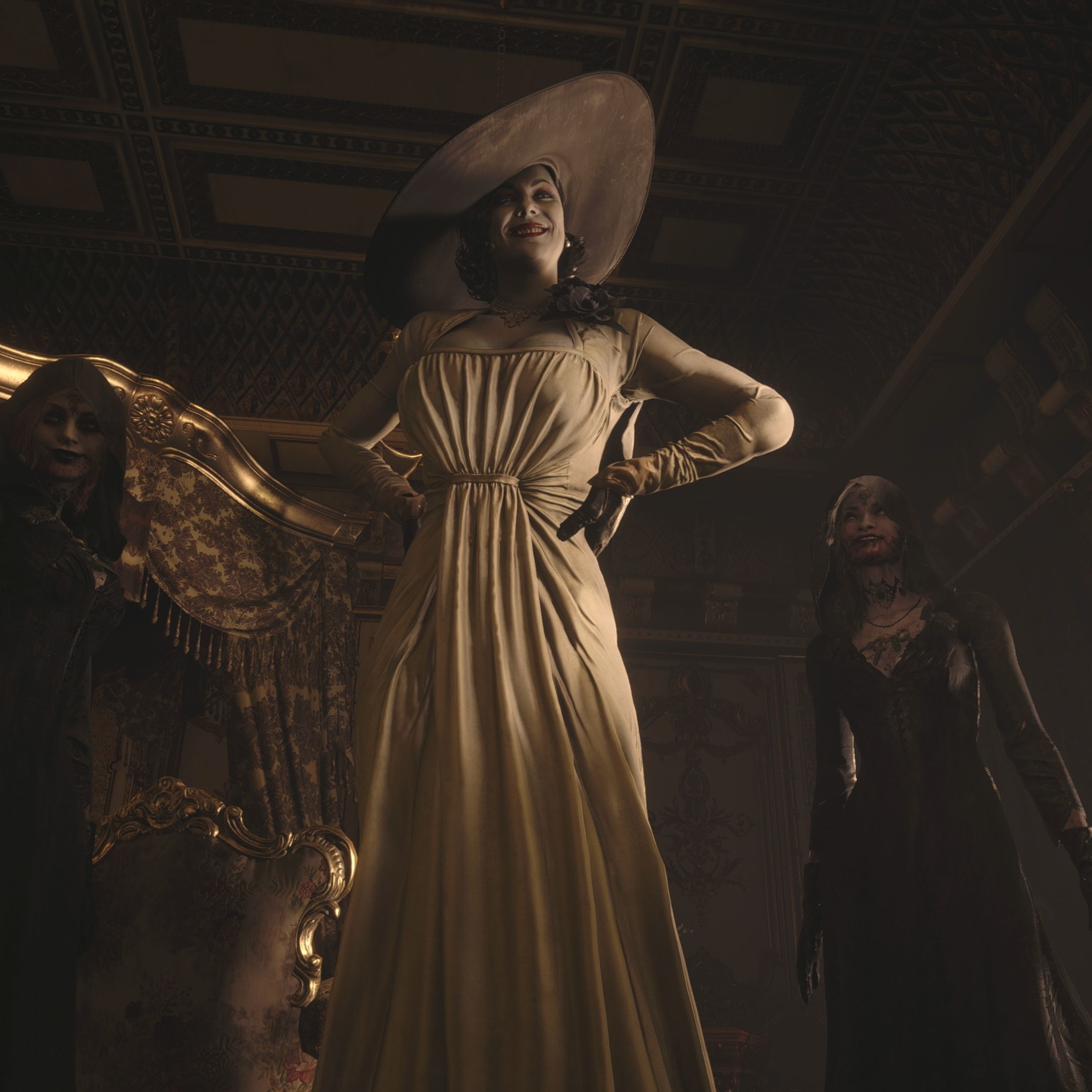 3088x3088 Resolution Resident Evil Village Tall Vampire Lady 3088x3088 ...