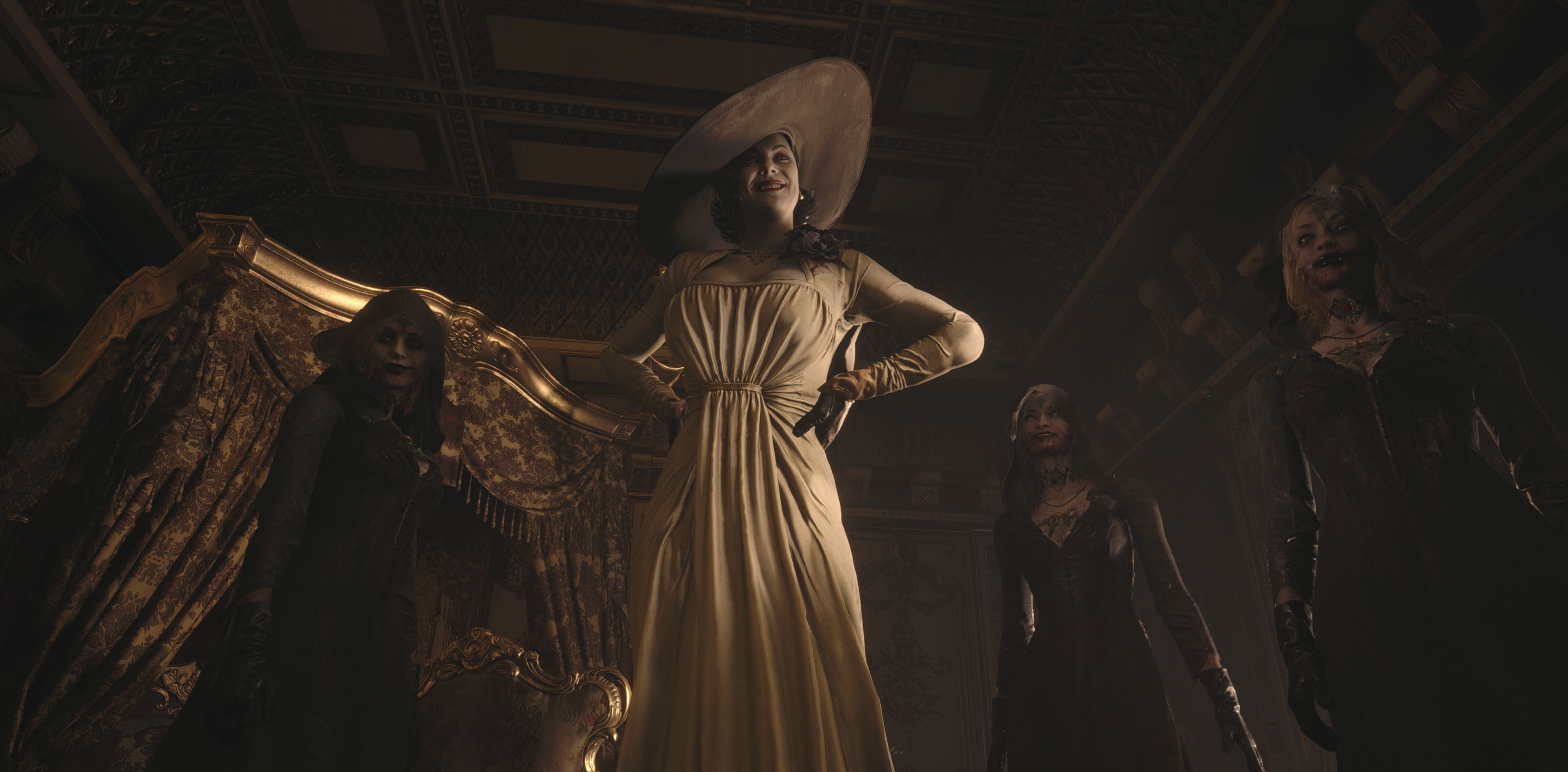 5120x2520 Resolution Resident Evil Village Tall Vampire Lady 5120x2520 ...