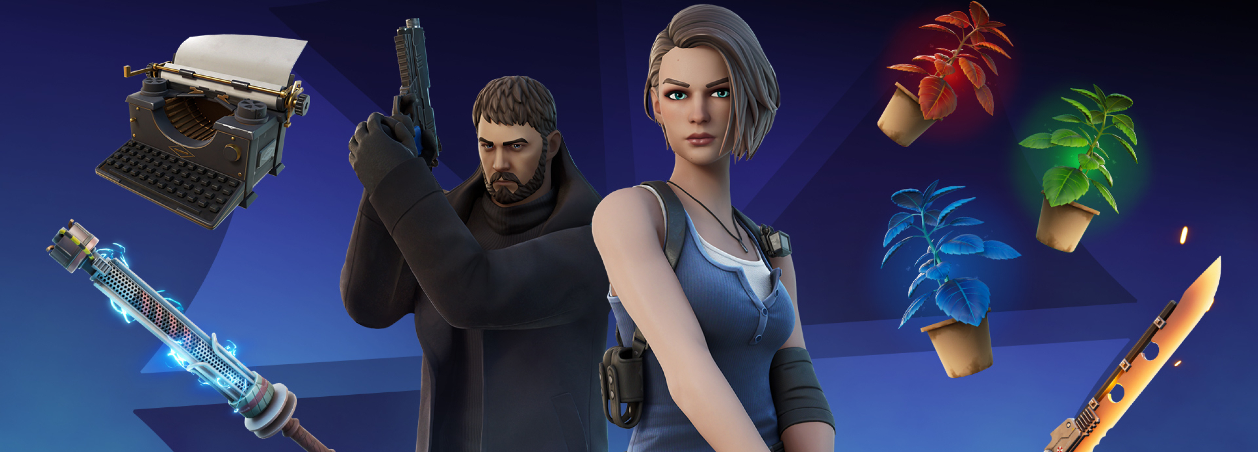 2500x900 Resolution Resident Evil x Fortnite 2500x900 Resolution ...
