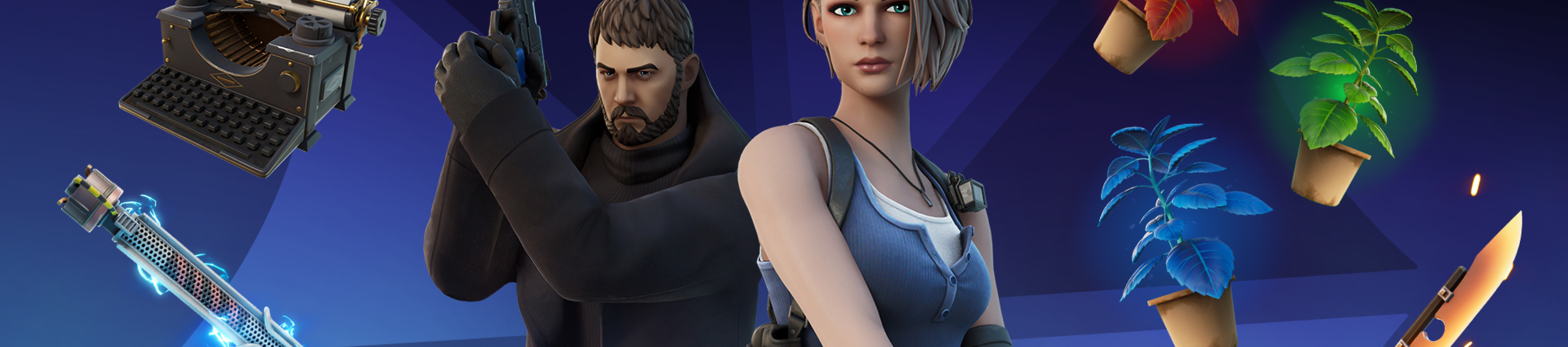 4880x1080 Resolution Resident Evil x Fortnite 4880x1080 Resolution ...