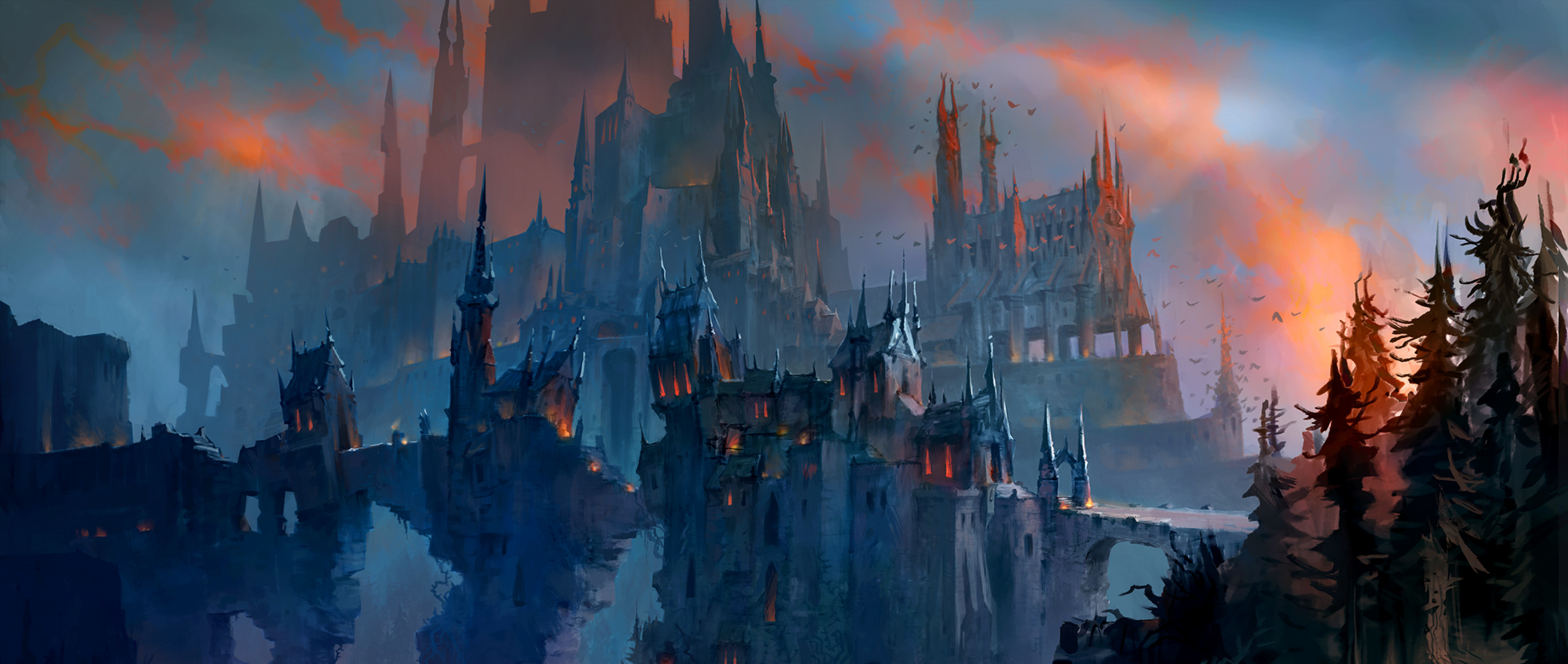 3400x1440 Revendreth WoW Shadowlands 3400x1440 Resolution Wallpaper, HD ...