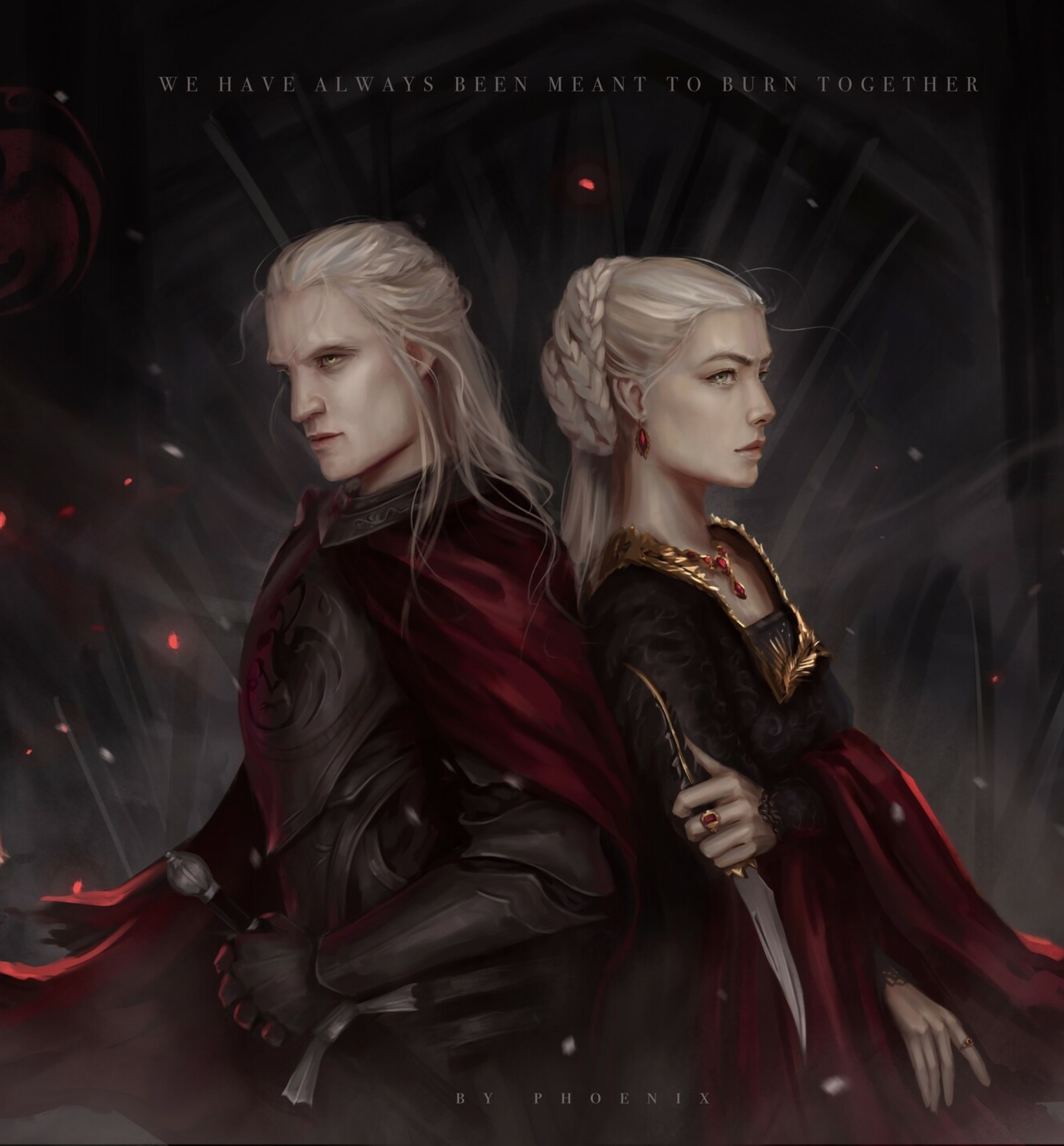 2088x2250 Resolution Rhaenyra x Daemon Targaryen Digital Art 2088x2250 ...
