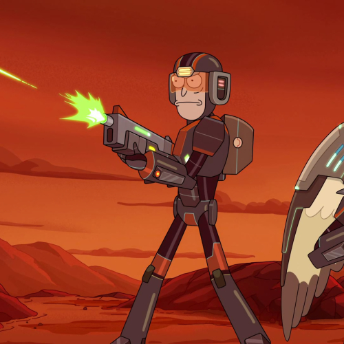 500x500 Rick Sanchez Fight in Rick And Morty 500x500 Resolution ...
