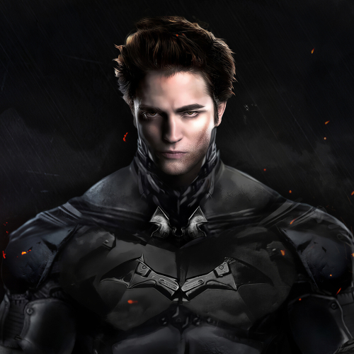 500x500 Resolution Robert Pattinson Batman Costume Art 500x500 ...