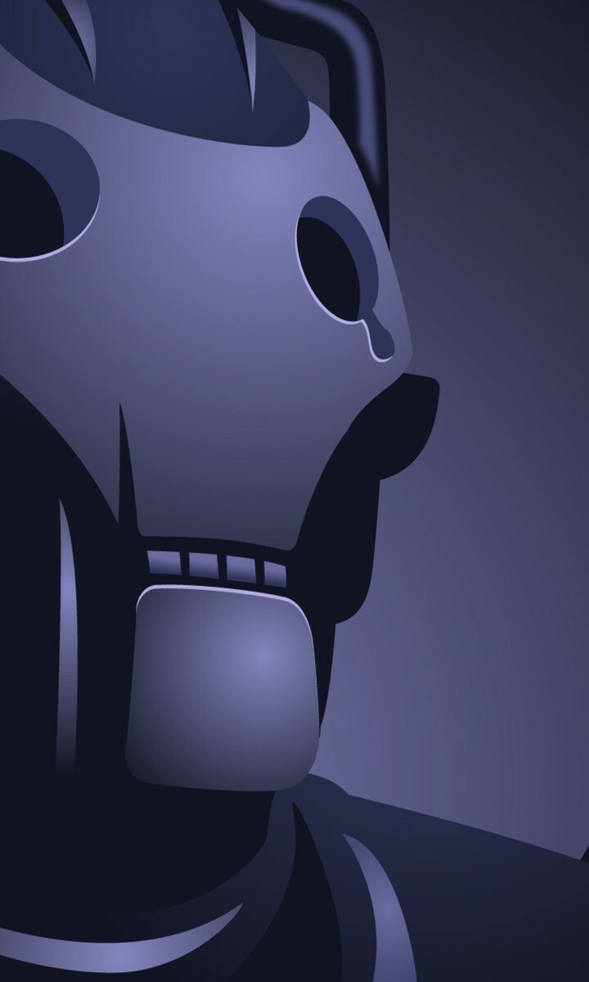 1200x2000 Resolution robot, blue, black 1200x2000 Resolution Wallpaper ...
