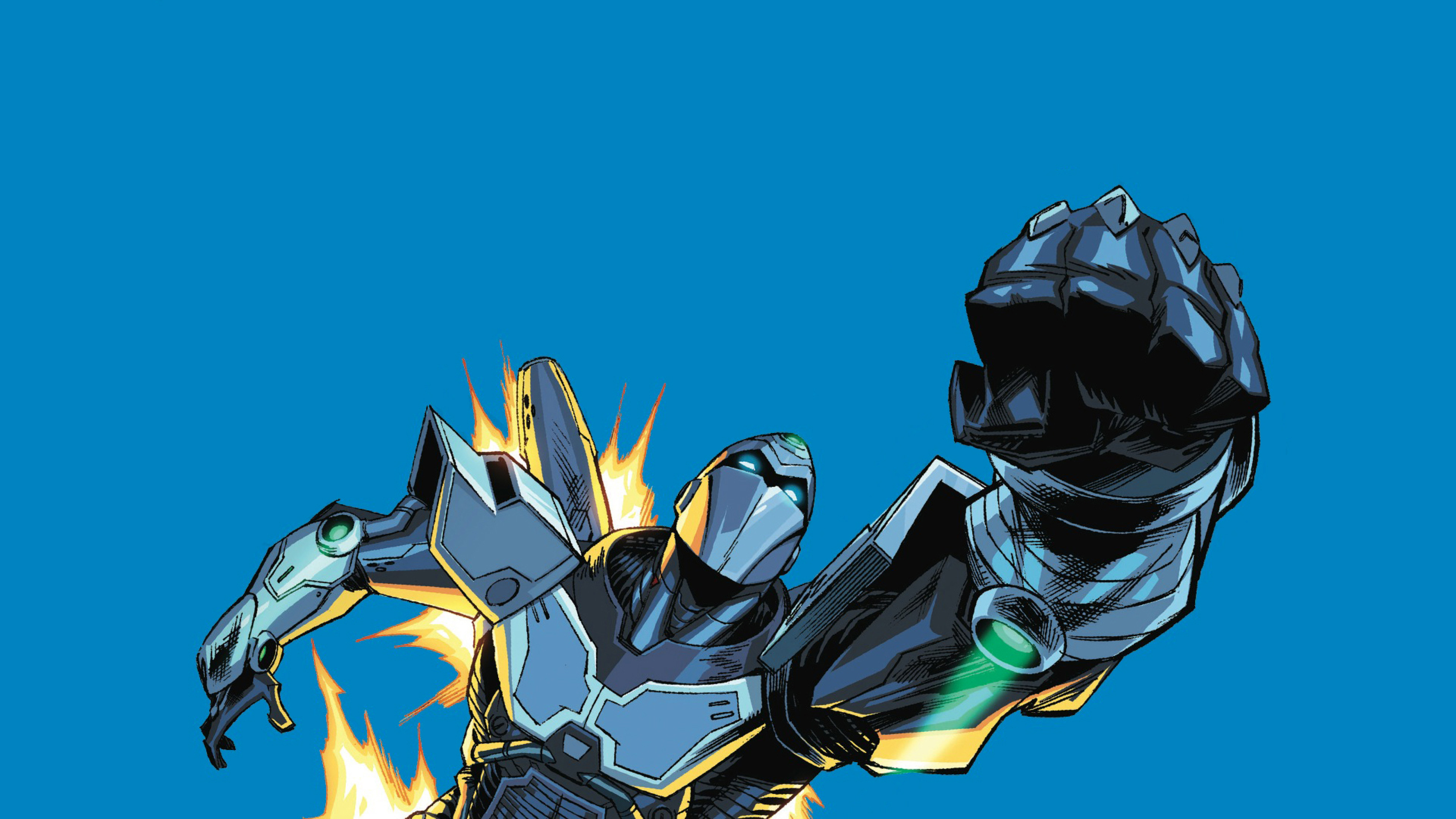 5120x2880 Resolution robot, cyborg, flying 5K Wallpaper - Wallpapers Den