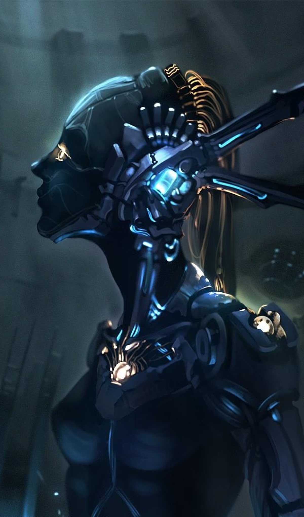 1200x2040 Resolution robot, cyborg, mechanism 1200x2040 Resolution ...