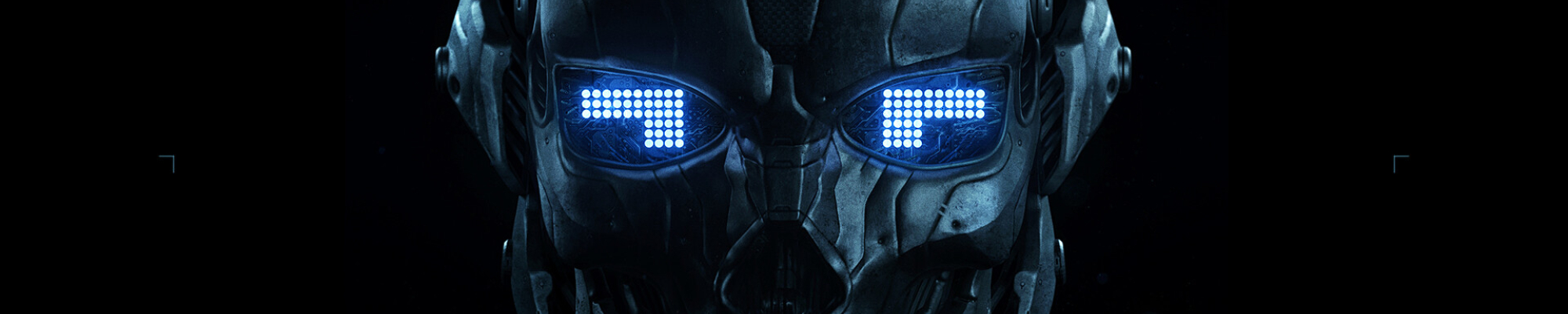 2000x400 Resolution Robot Skull 2000x400 Resolution Wallpaper ...