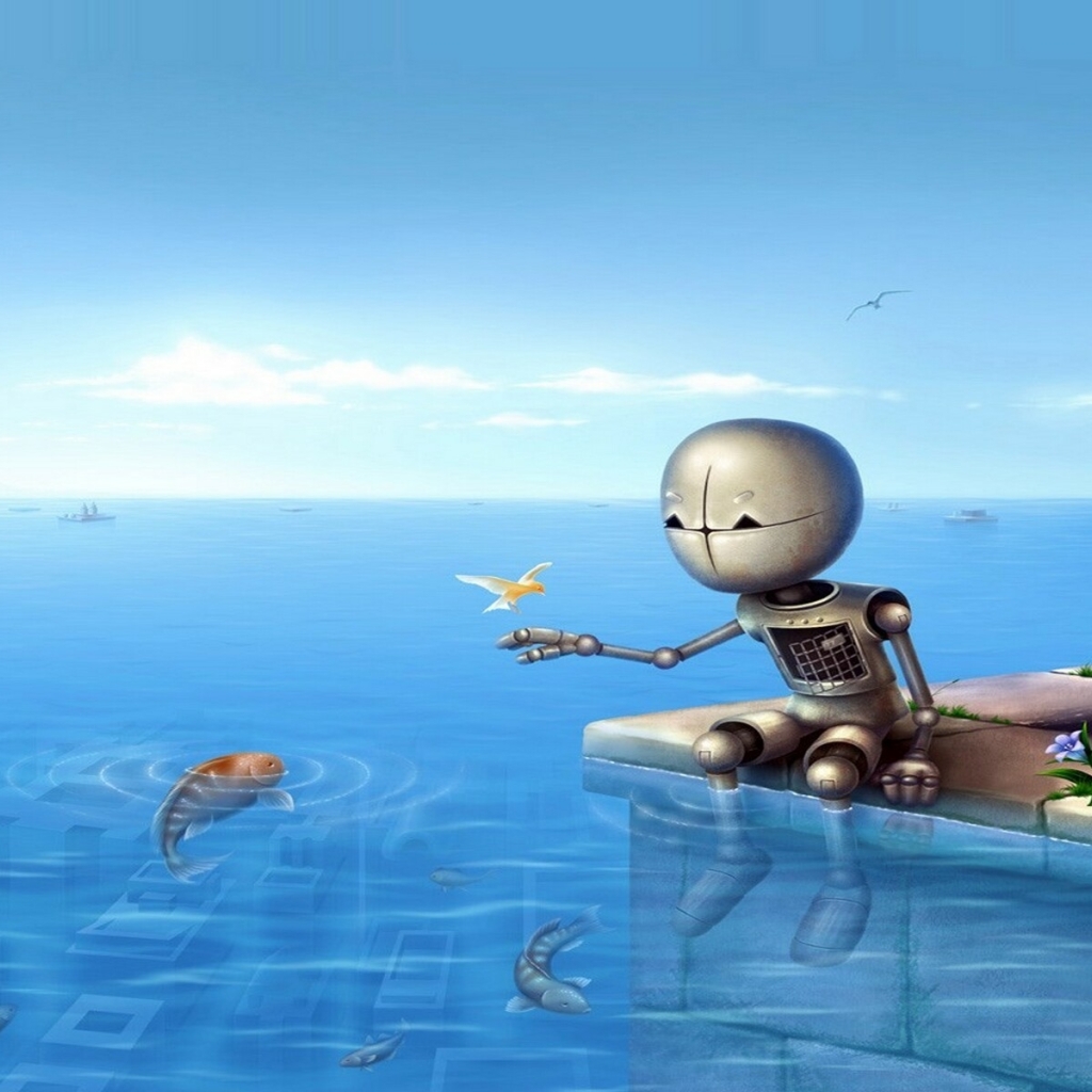 1024x1024 Resolution robot, water, poultry 1024x1024 Resolution ...