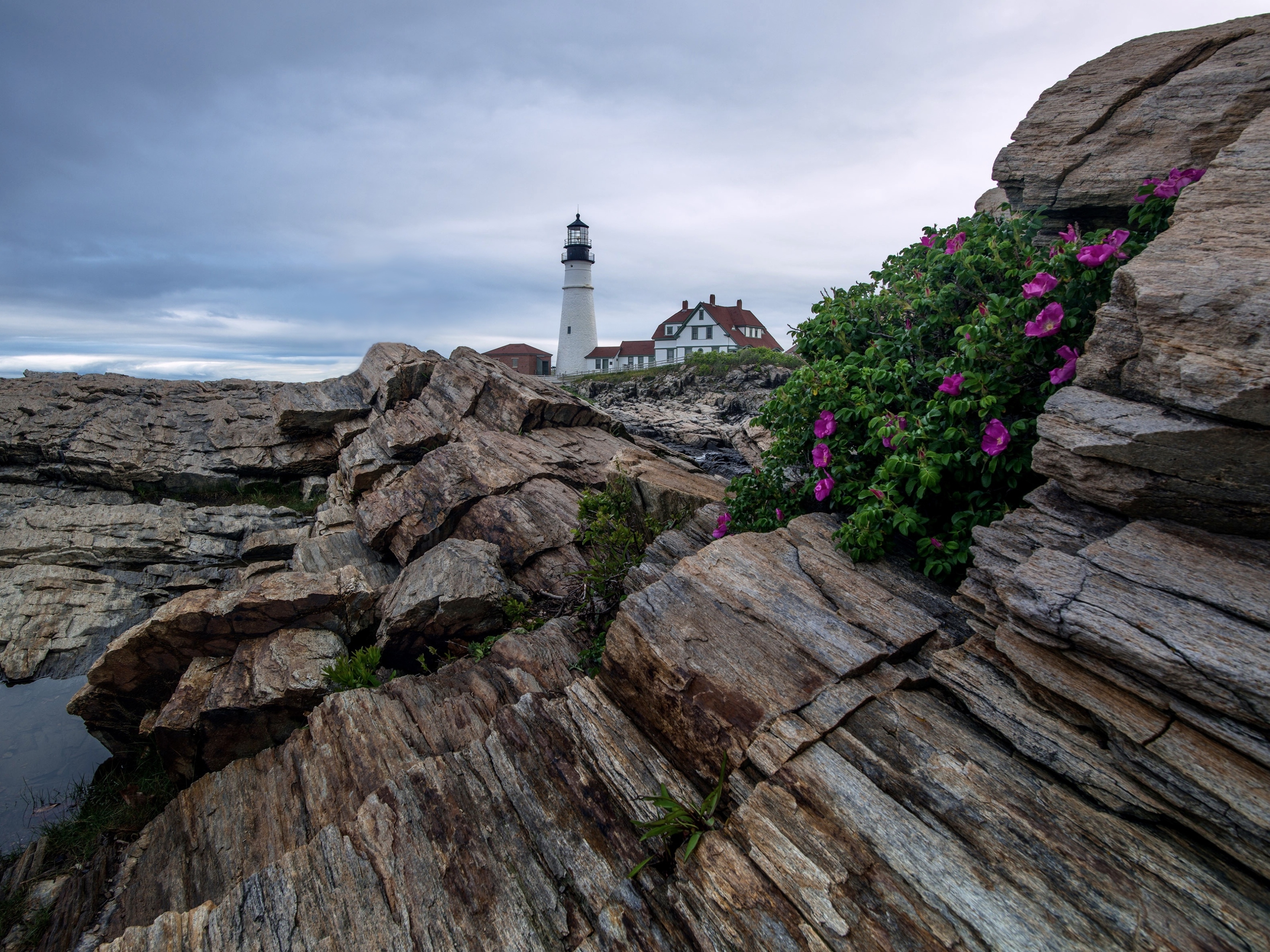 3180x2383 Resolution Rock Lighthouse HD 3180x2383 Resolution Wallpaper ...