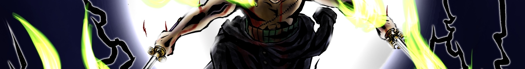 1668x222 Resolution Roronoa Zoro HD One Piece Fight Art 1668x222 ...