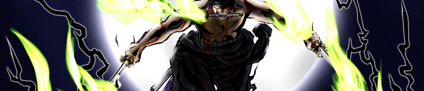 1440x310 Resolution Roronoa Zoro HD One Piece Fight Art 1440x310 ...