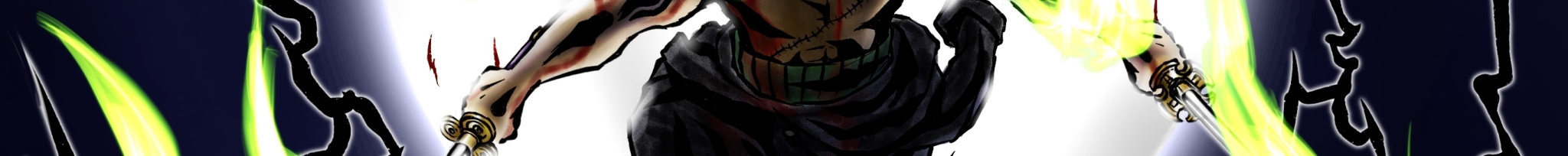 2048x204 Resolution Roronoa Zoro HD One Piece Fight Art 2048x204 ...