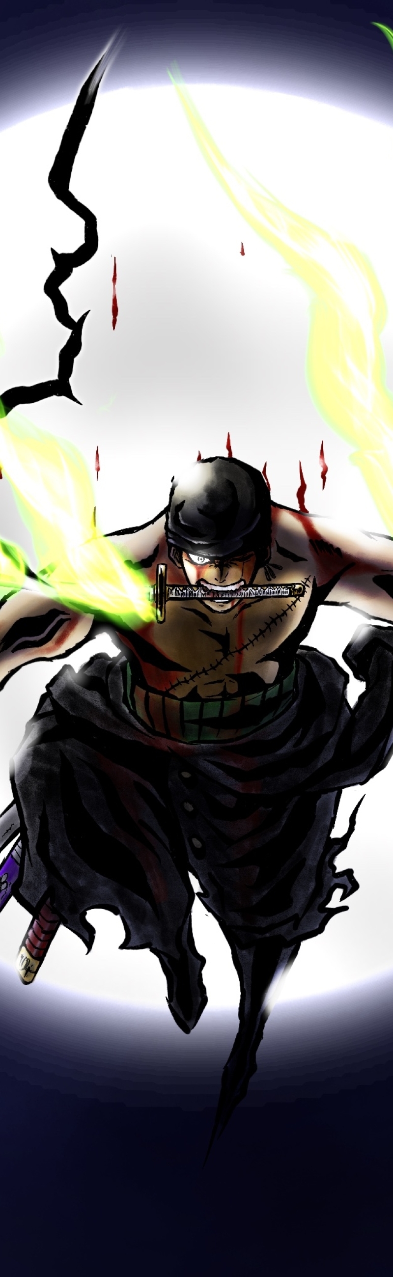 800x2600 Roronoa Zoro HD One Piece Fight Art 800x2600 Resolution ...