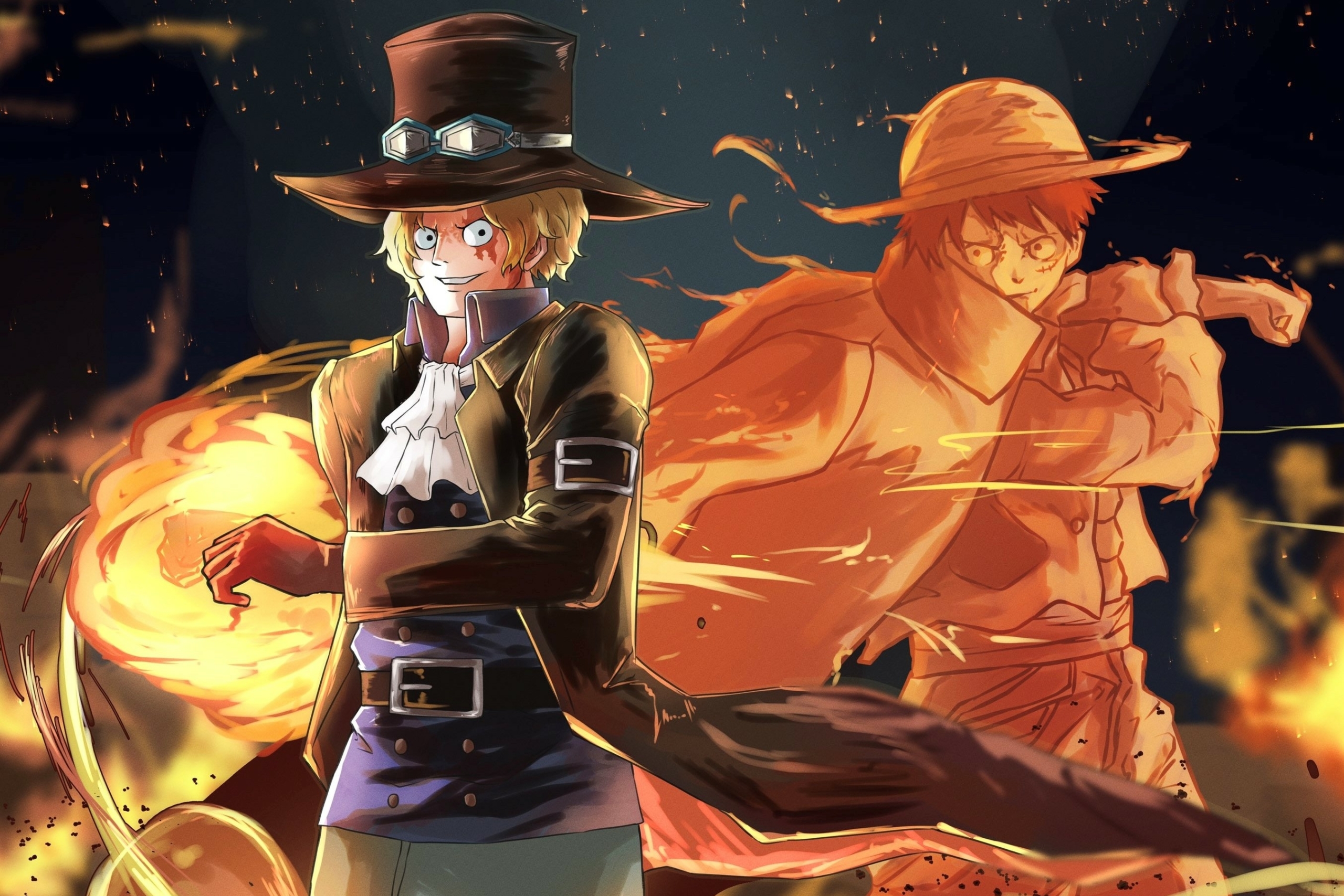 2560x1707 Resolution Sabo HD One Piece Art 2560x1707 Resolution ...