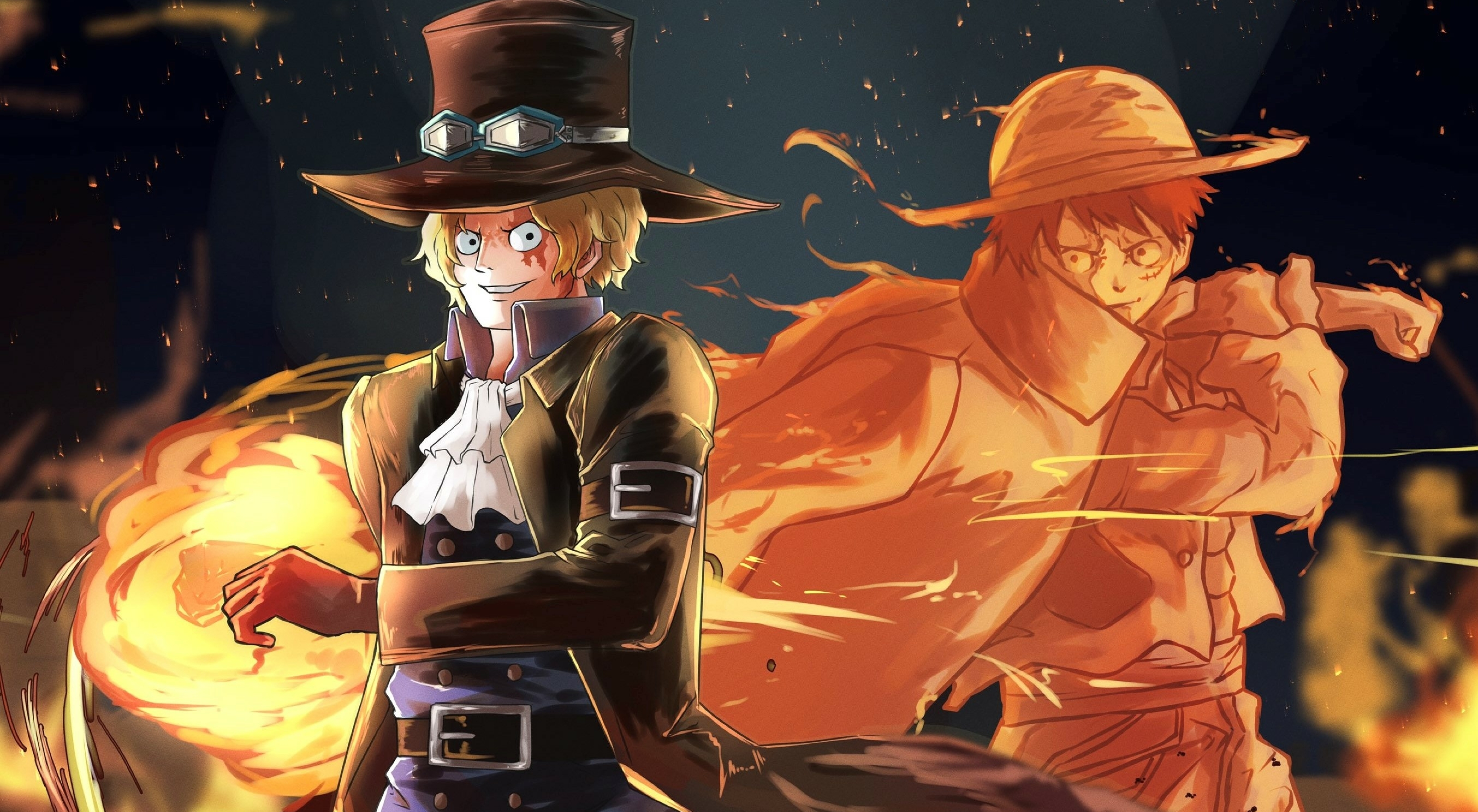 7860x4320 Resolution Sabo HD One Piece Art 7860x4320 Resolution ...