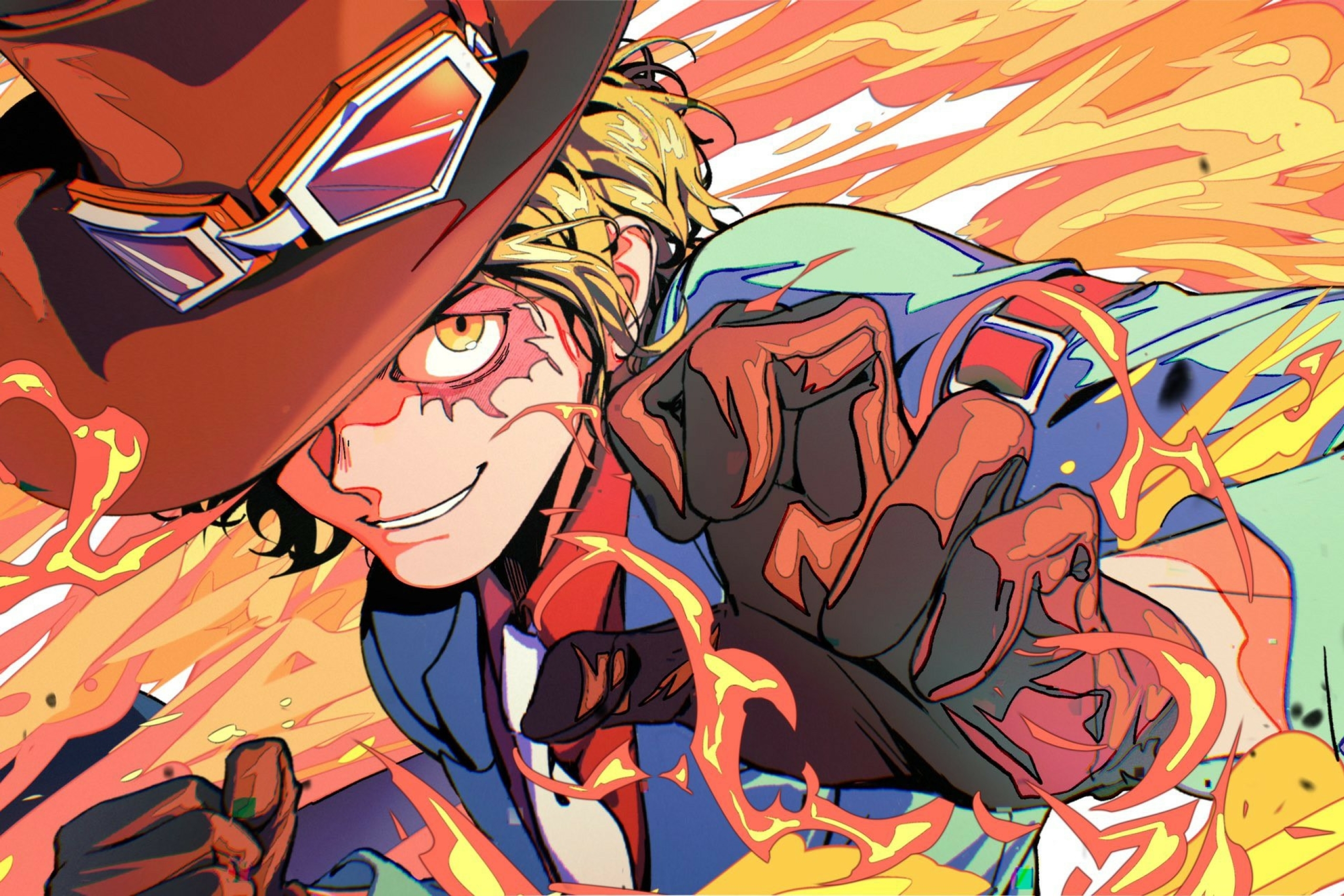 2560x1707 Resolution Sabo HD One Piece 2560x1707 Resolution Wallpaper ...