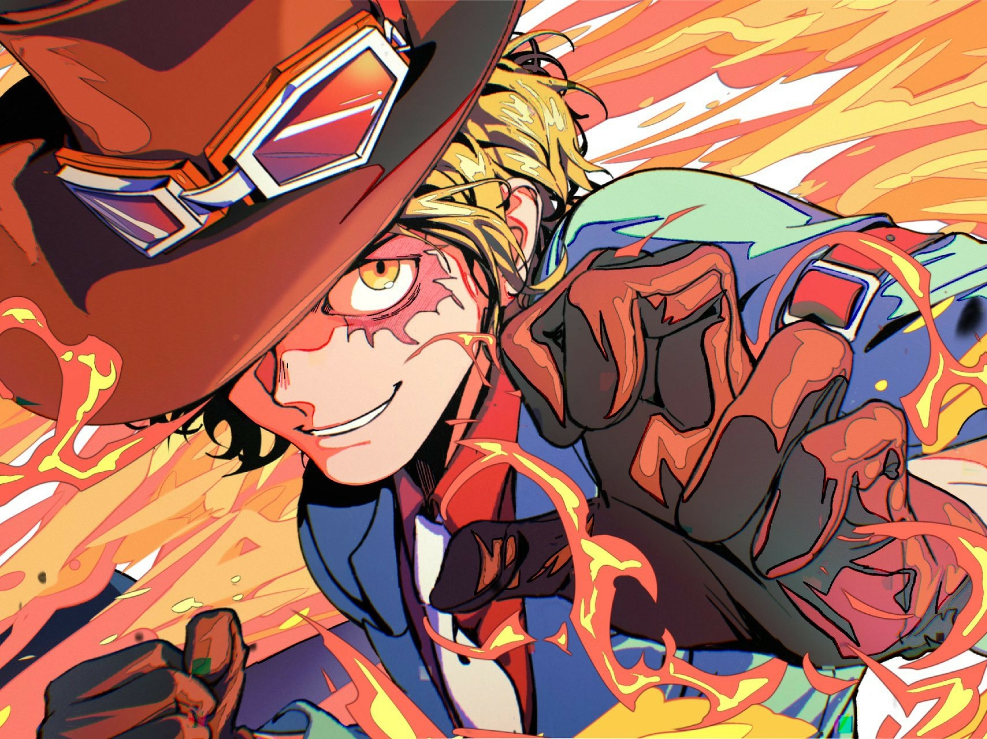 3180x2383 Resolution Sabo HD One Piece 3180x2383 Resolution Wallpaper ...