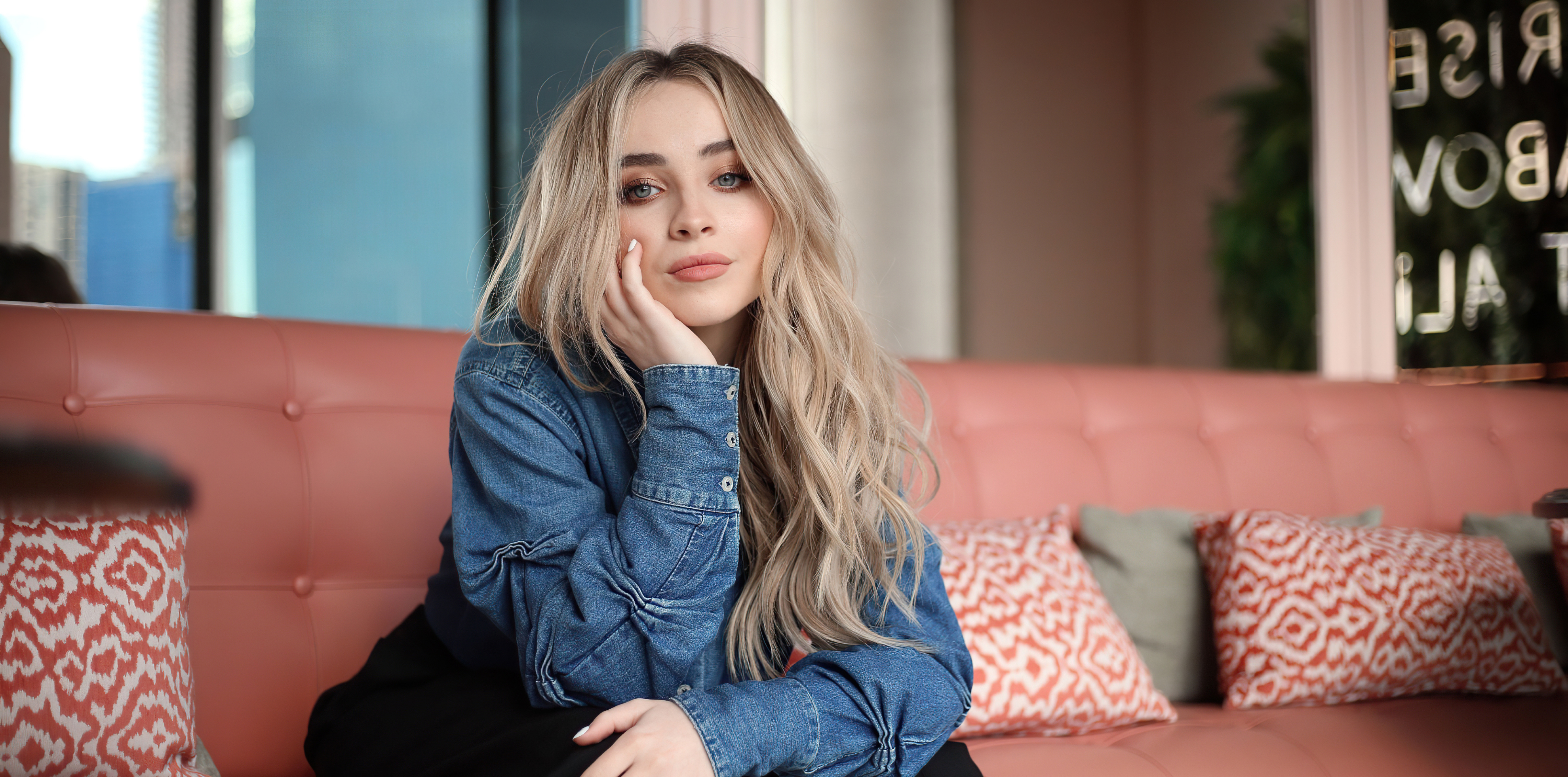 4840x2400 Resolution Sabrina Carpenter Blue Eyes 4840x2400 Resolution ...