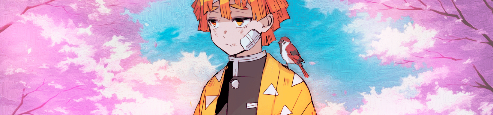 1644x384 Resolution Sad Zenitsu Agatsuma Painting 1644x384 Resolution ...