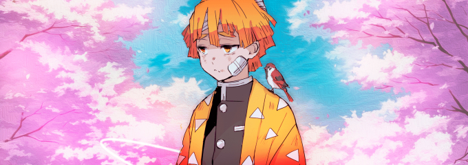 680x240 Sad Zenitsu Agatsuma Painting 680x240 Resolution Wallpaper, HD ...