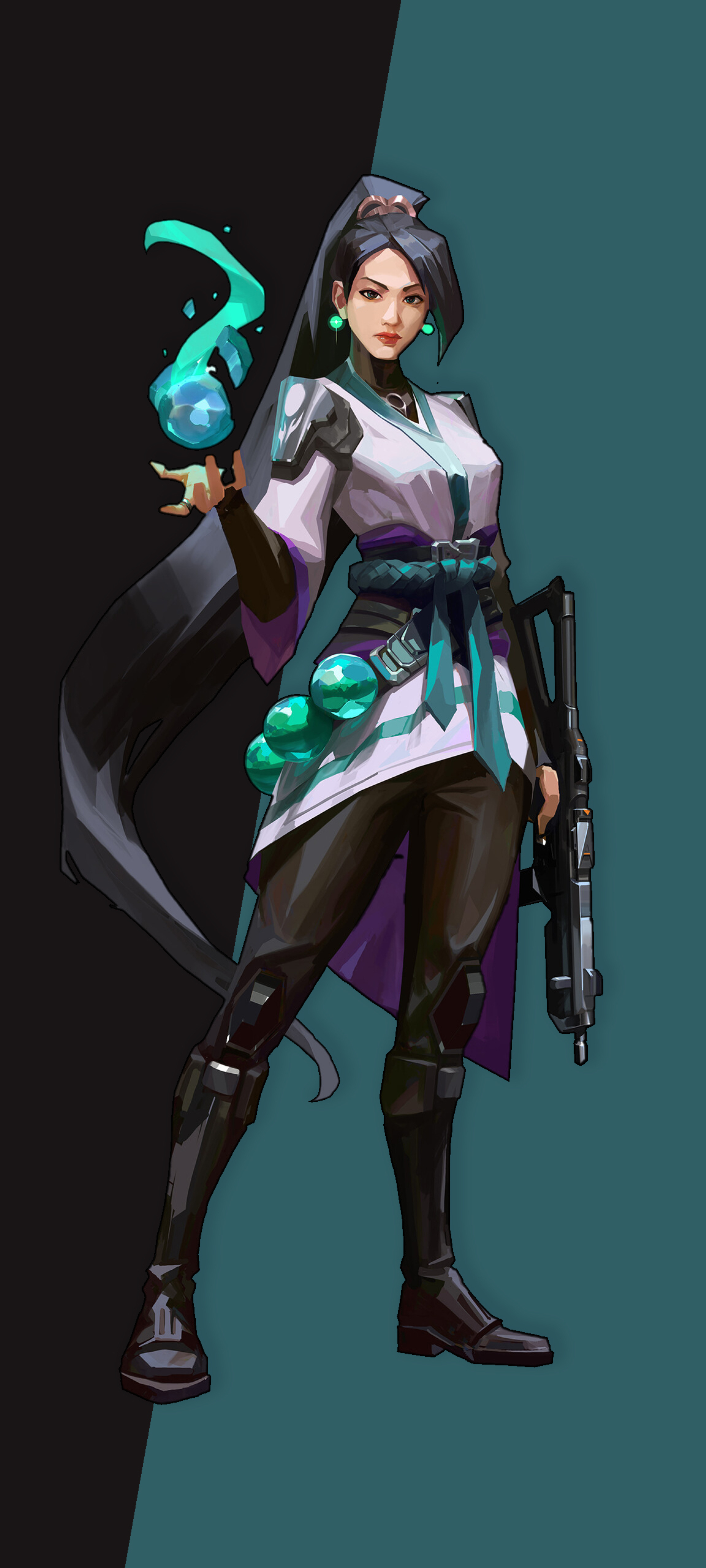 1840x4089 Resolution Sage Valorant Art 1840x4089 Resolution Wallpaper ...