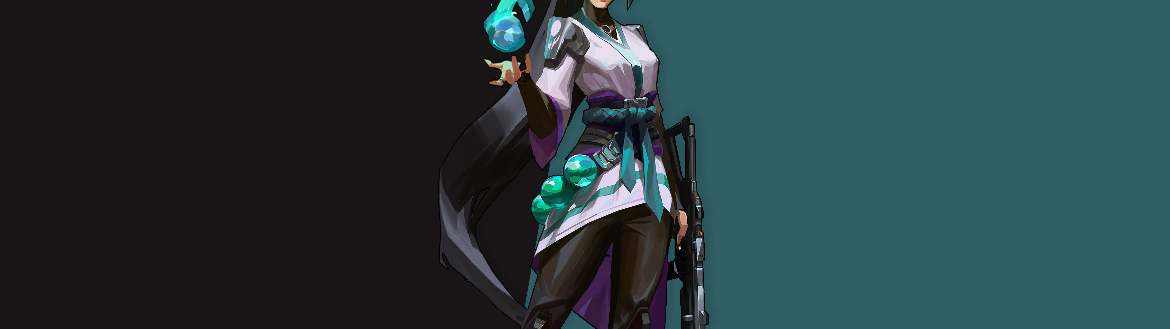 3840x1080 Resolution Sage Valorant Art 3840x1080 Resolution Wallpaper ...