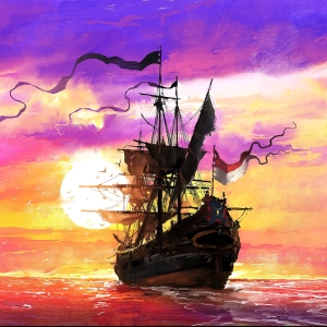 300x300 Resolution Sailing Ship Art 300x300 Resolution Wallpaper ...