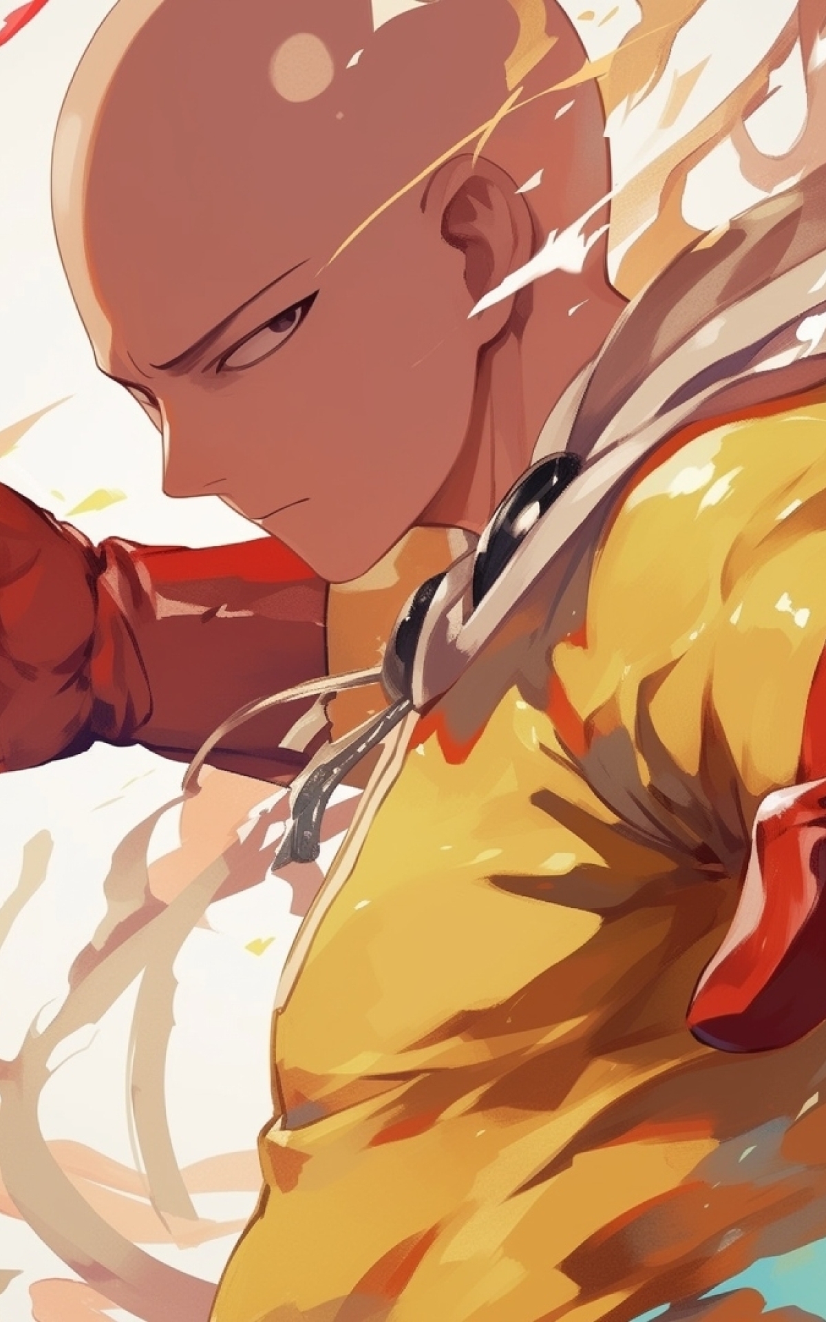 1200x1920 Resolution Saitama's Power Punch One-Punch Man 1200x1920 ...