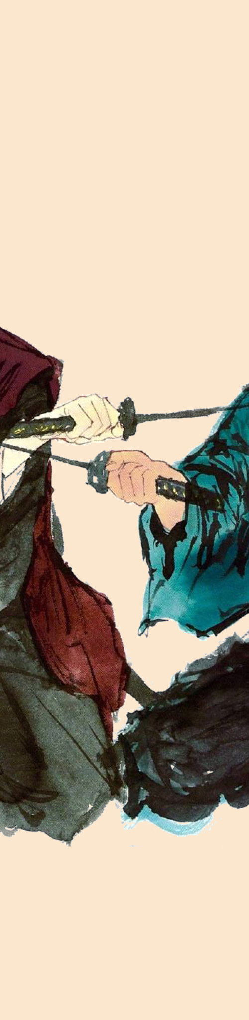 500x2048 Resolution Samurai Miyamoto Musashi Sasaki Kojirou 500x2048 ...