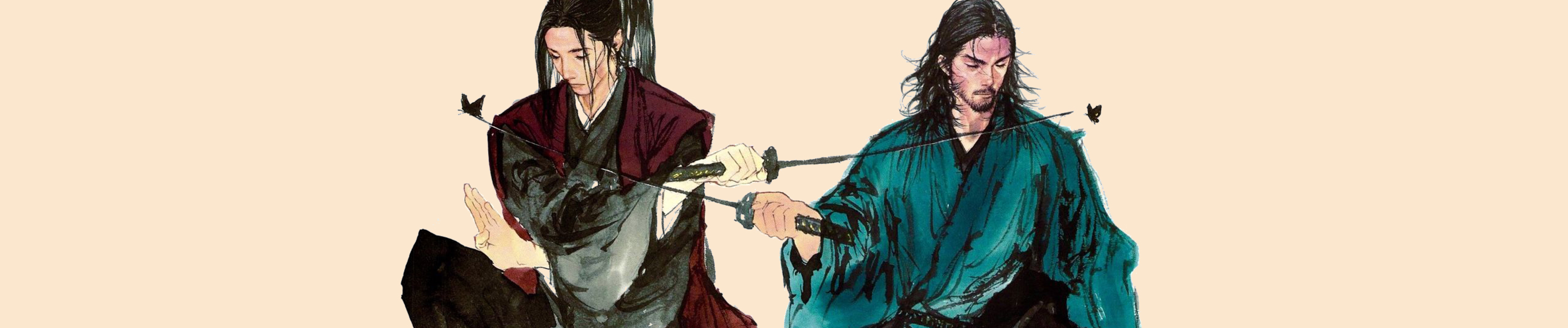 6880x1440 Resolution Samurai Miyamoto Musashi Sasaki Kojirou 6880x1440 ...