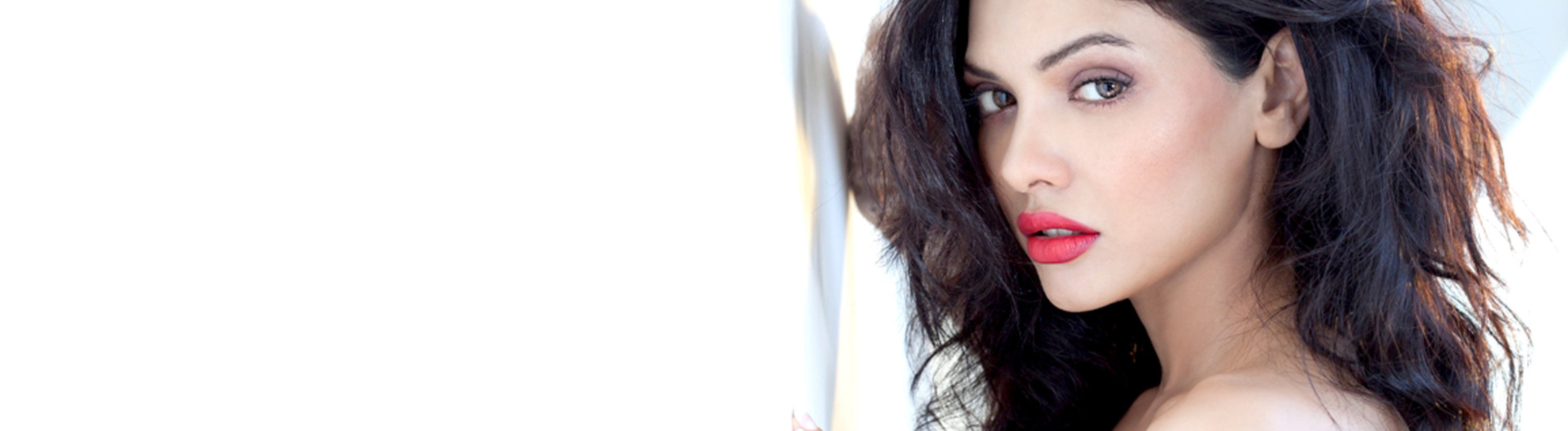 7860x2160 Resolution Sara Loren Red Lips New Wallpaper 7860x2160 ...