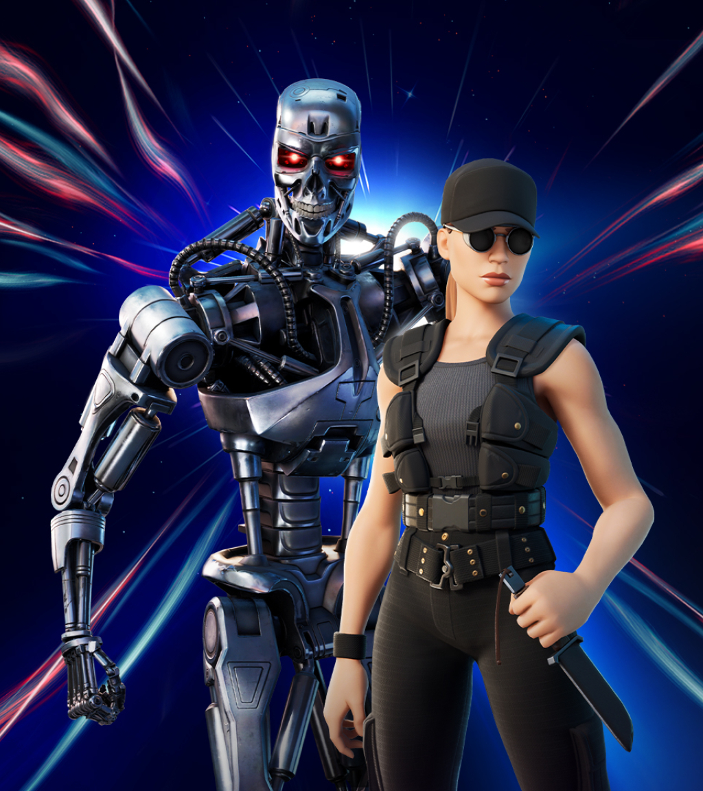 1024x1152 Resolution Sarah Connor and Terminator 800 Fortnite 1024x1152 ...