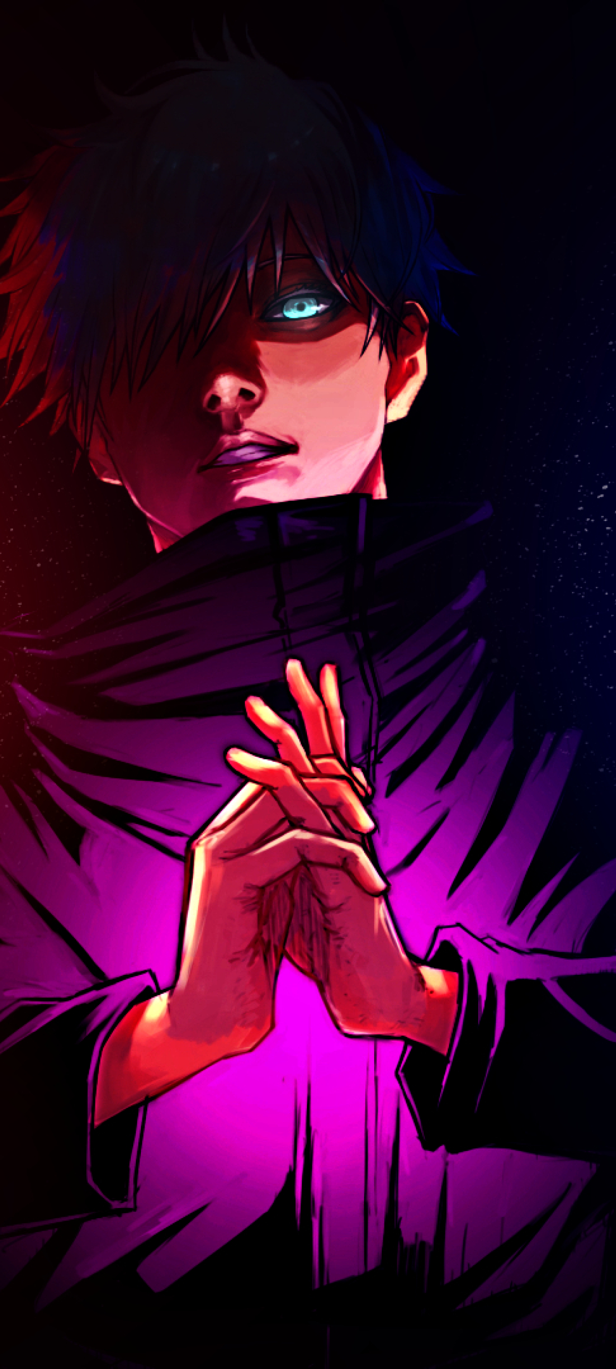 1220x2712 Resolution Satoru Gojo Cool Jujutsu Kaisen Digital Art ...