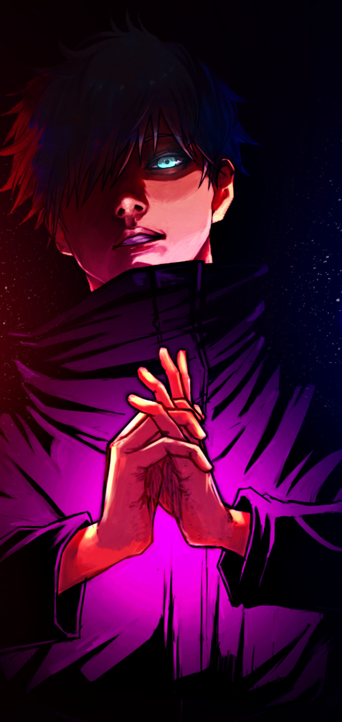 1440x3040 Resolution Satoru Gojo Cool Jujutsu Kaisen Digital Art ...