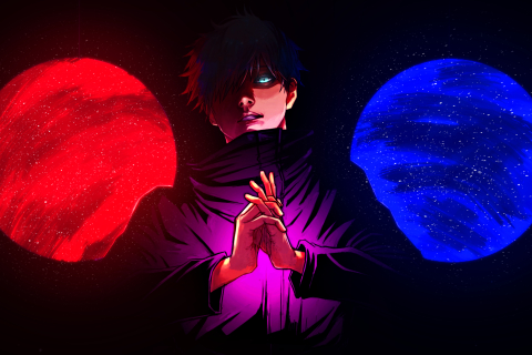 480x320 Satoru Gojo Cool Jujutsu Kaisen Digital Art 480x320 Resolution ...