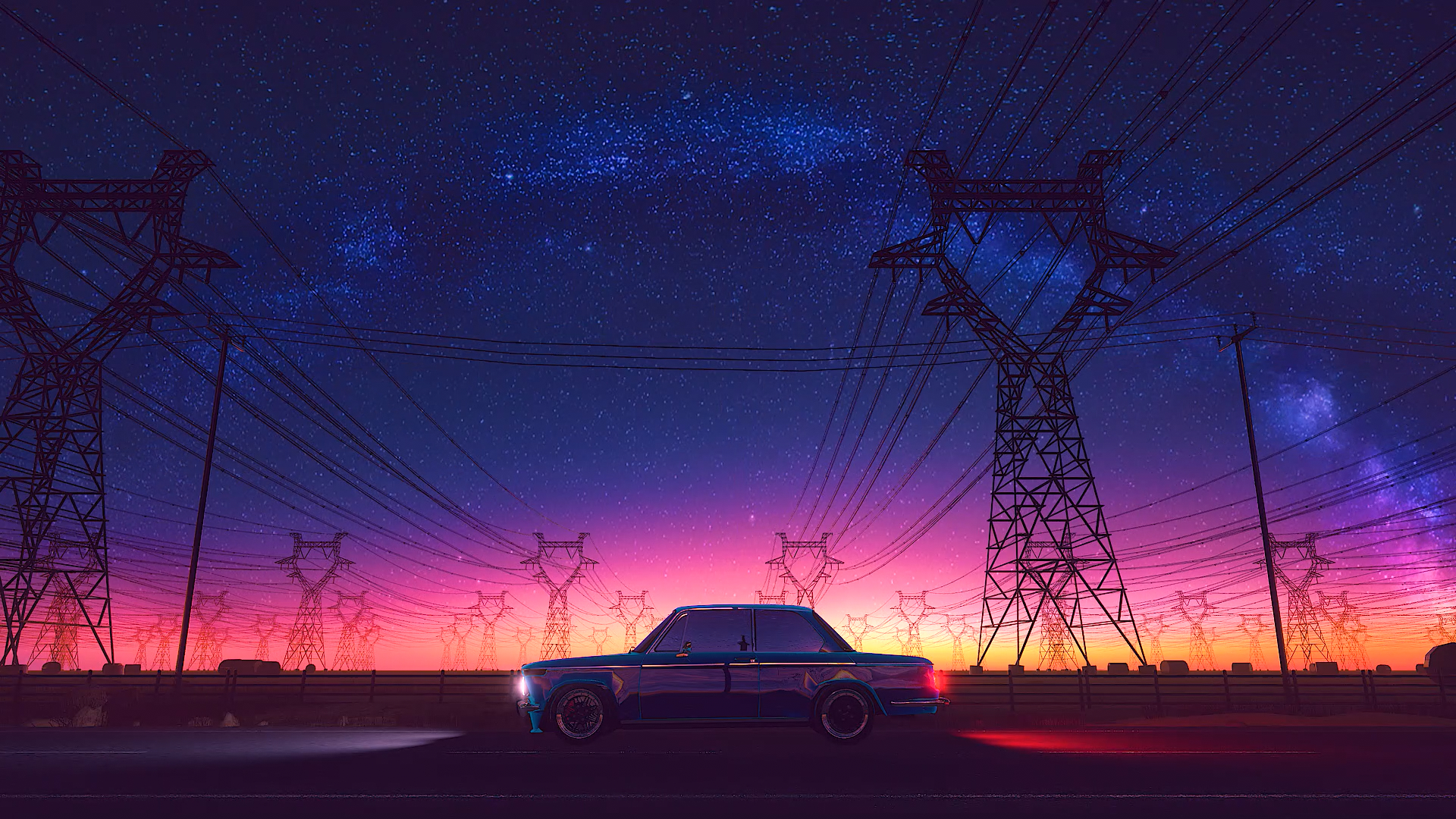Scenery Night Digital Art Wallpaper, HD Artist 4K Wallpapers, Images ...