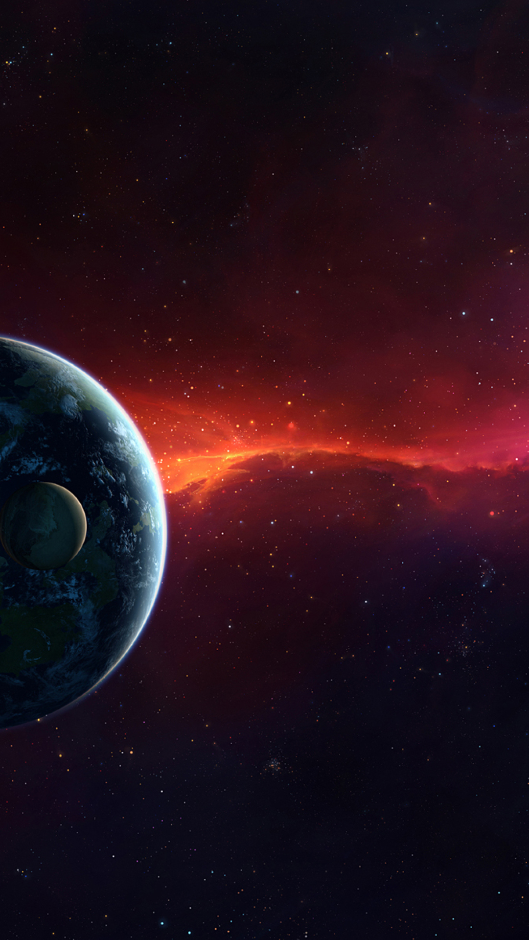 1081x1920 Resolution sci fi, space, red 1081x1920 Resolution Wallpaper ...