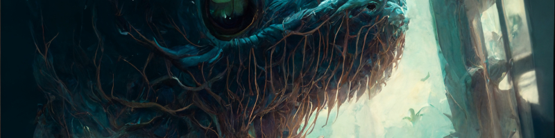 800x200 Sea Monster AI Art 800x200 Resolution Wallpaper, HD Artist 4K ...