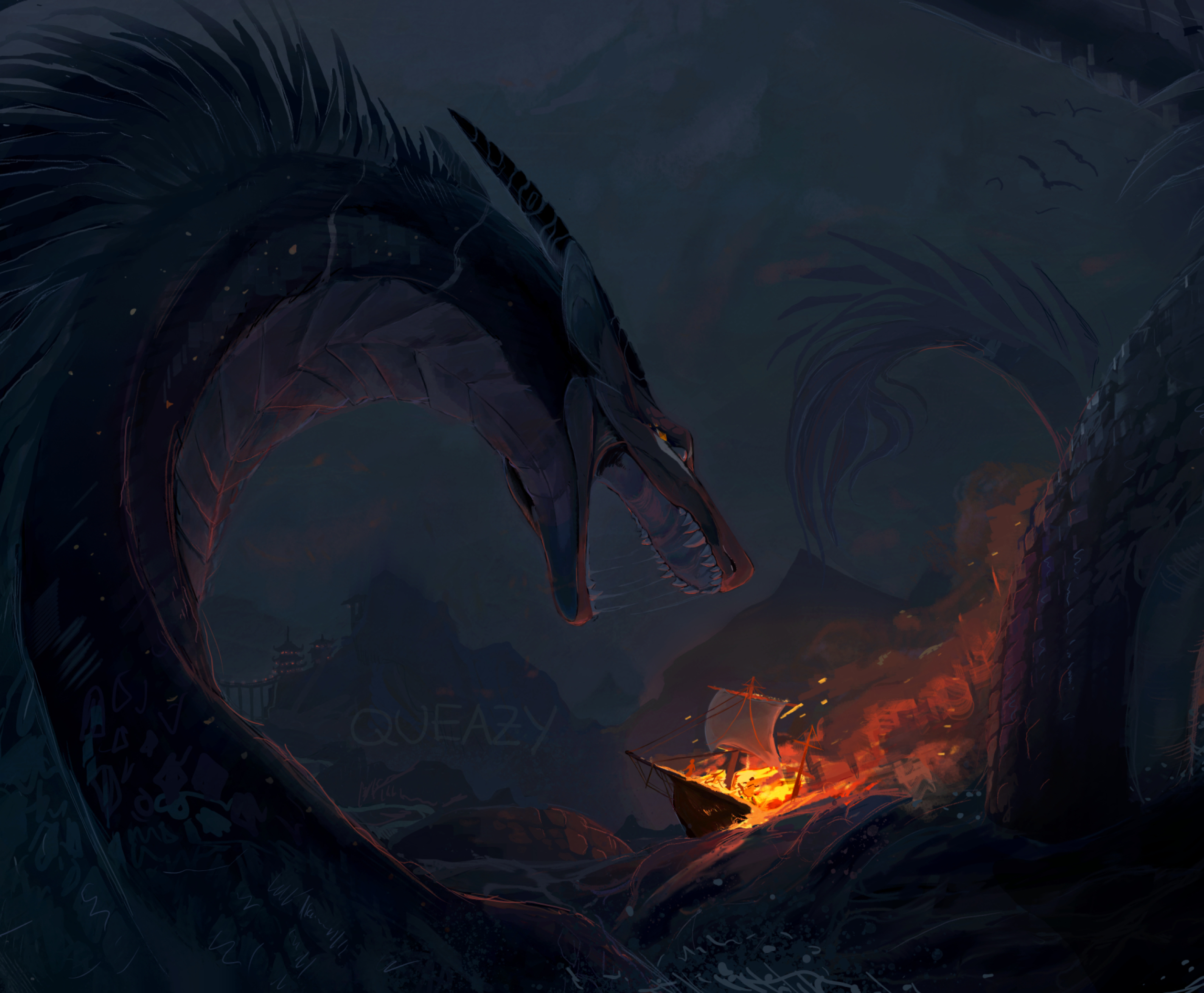 2520x2080 Resolution Sea Monster Deviantart 2520x2080 Resolution ...