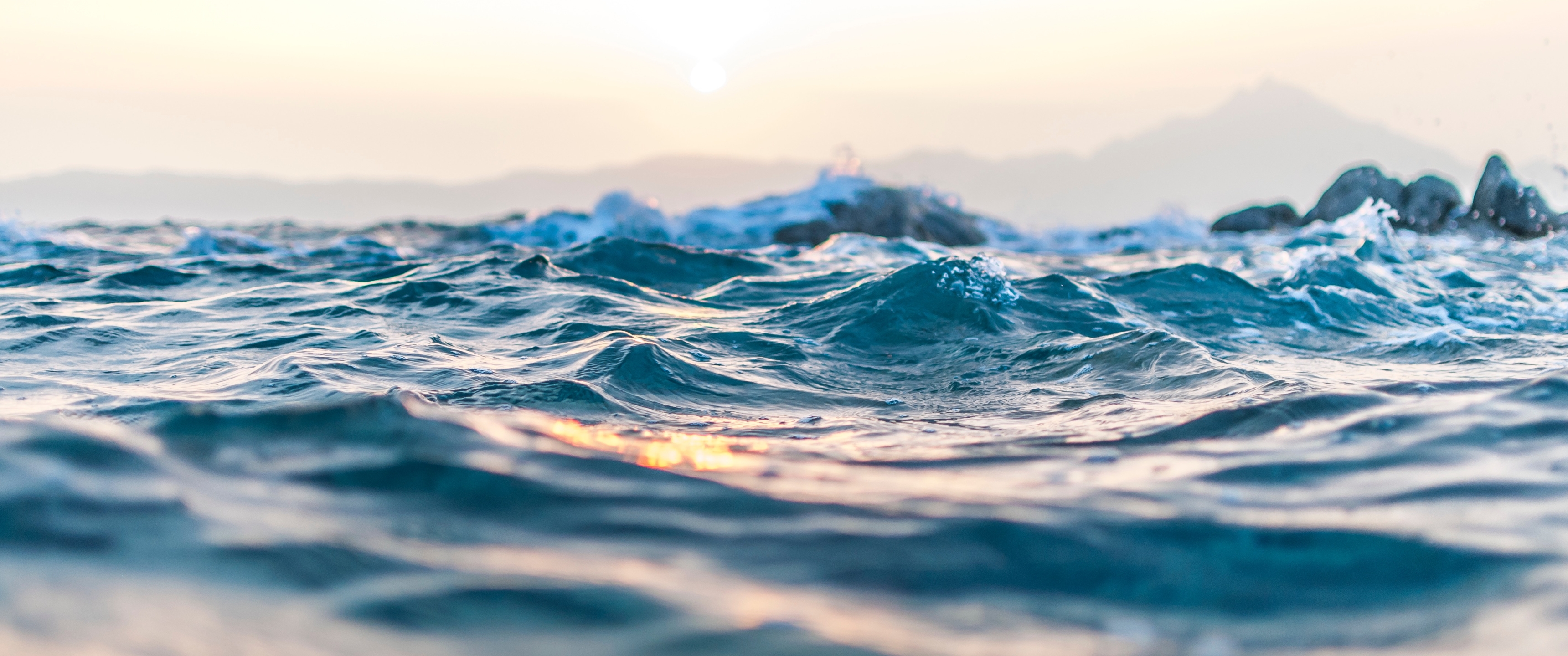 3440x1440 Resolution sea, waves, blur 3440x1440 Resolution Wallpaper ...