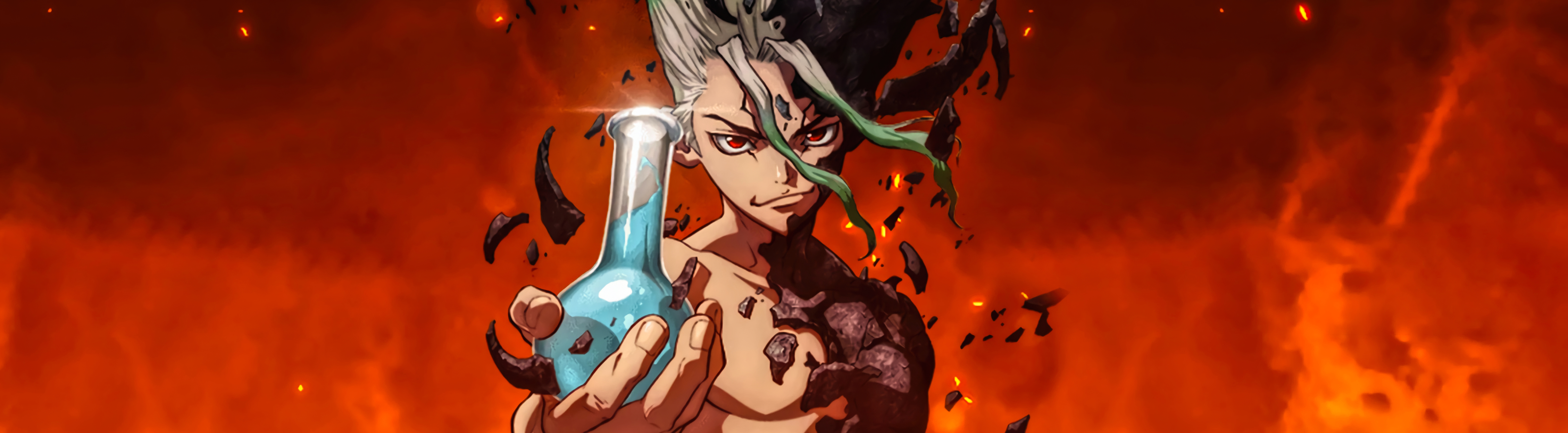 5220x1440 Resolution Senku Ishigami Dr. Stone 5220x1440 Resolution ...